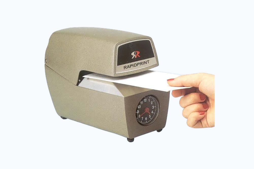 How to Set Up and Use the Rapidprint AR-E Time Date Stamp - Time Clock ...